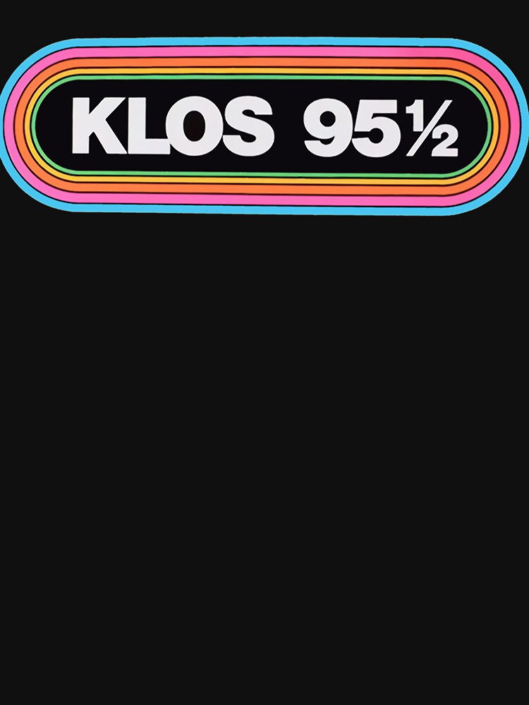 "KLOS 9512 Rock Radio Station Logo Classic" T-shirt for Sale by ...