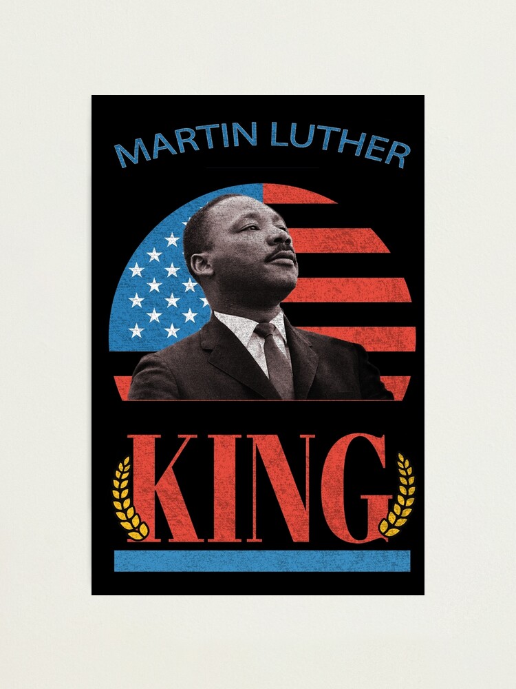 Lámina fotográfica «Día de Martin Luther King Jr Tengo un sueño ...