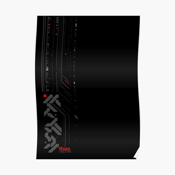 "Maas Neotek v01.1" Poster for Sale by 7115 | Redbubble