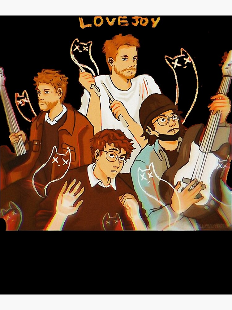 Póster «Camiseta de la banda lovejoy - sudaderas con capucha de la ...