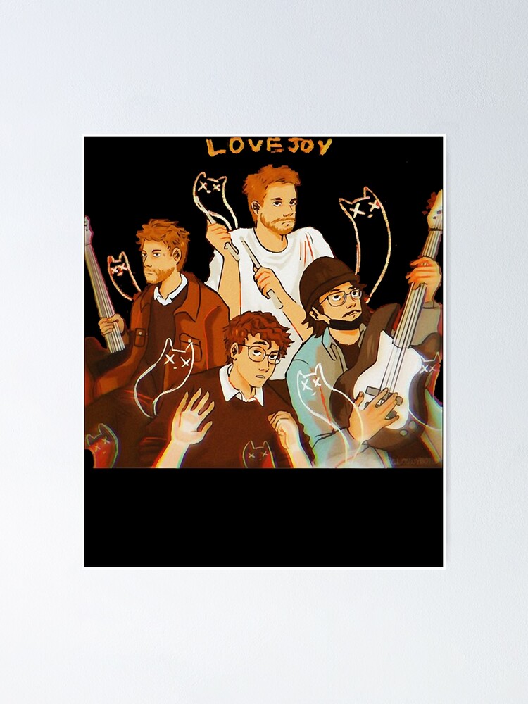 Póster «Camiseta de la banda lovejoy - sudaderas con capucha de la ...