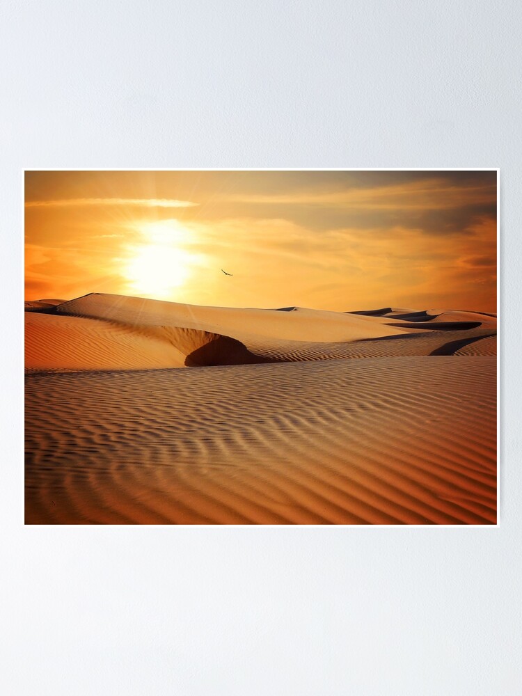 "The Hot Desert" Poster for Sale by Zip-Zup | Redbubble