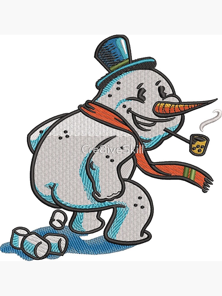 "Snowman pooping!" Greeting Card for Sale by Cre8iveSkill | Redbubble