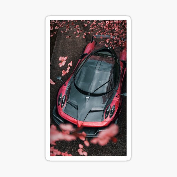 "Pagani Huayra" Sticker by LimitlessJDM | Redbubble