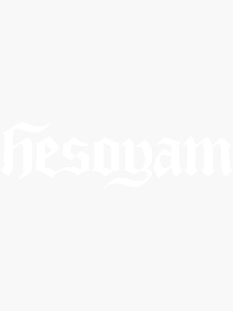 "HESOYAM" Sticker for Sale by turzokristof | Redbubble