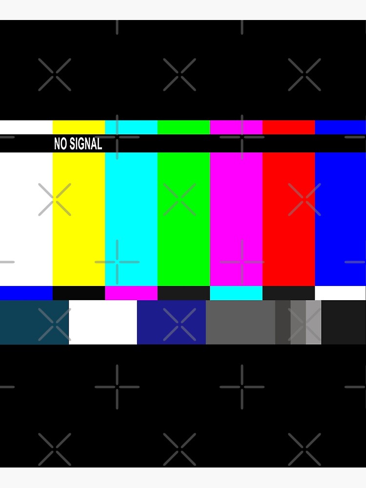 Lámina artística «Camiseta con patrón de prueba de barras de color de ...