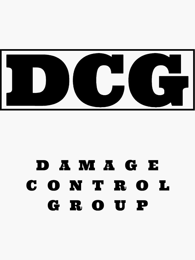 "DCG Logo #11" Sticker for Sale by damagecg | Redbubble