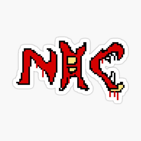 "NHC logo" Sticker for Sale by NON-HUMANCLUB | Redbubble