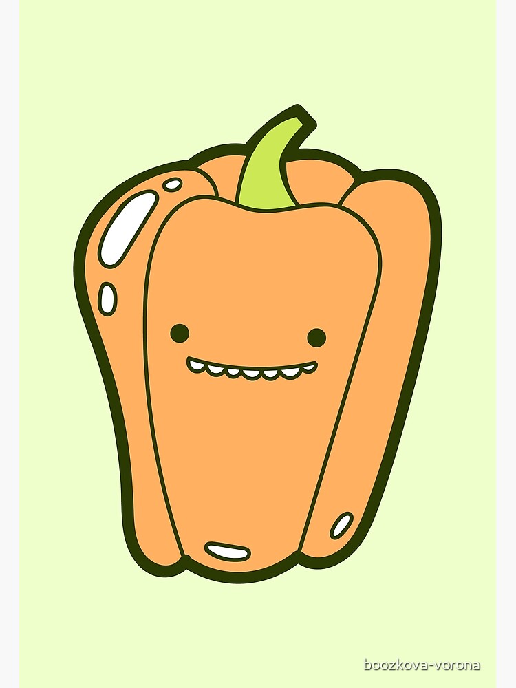 "Funny silly toothy pepper" Poster for Sale by boozkova-vorona | Redbubble