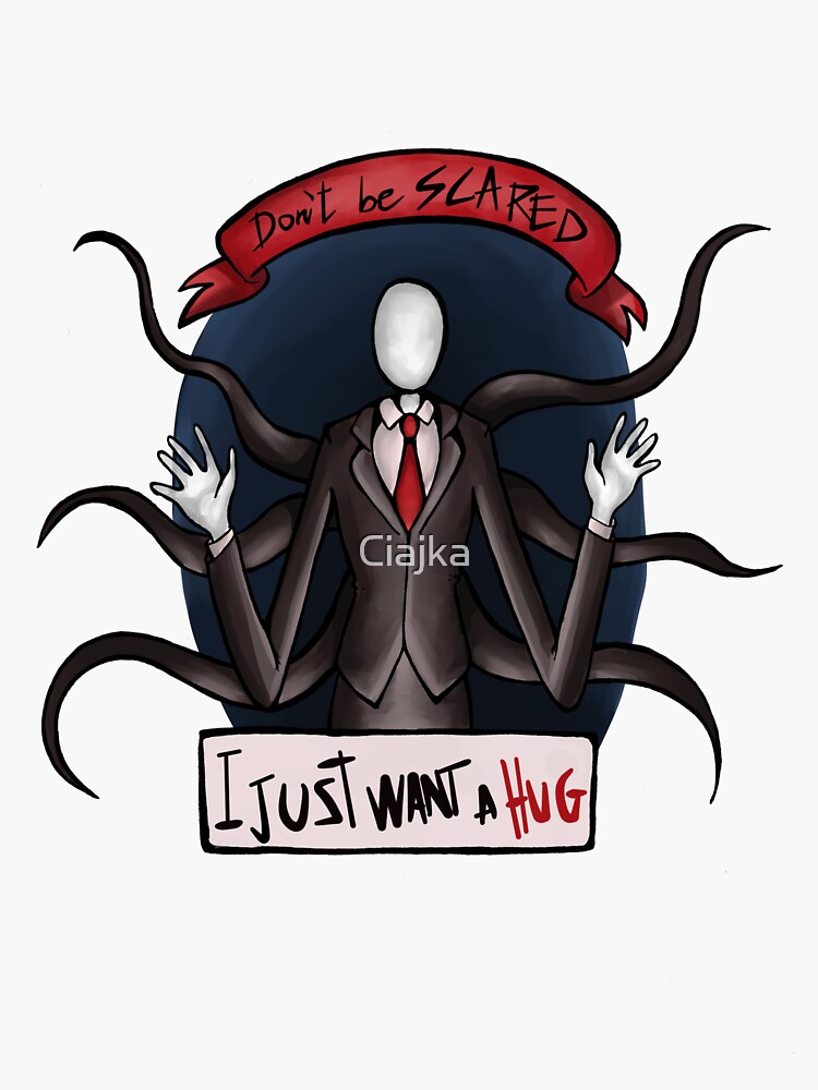 "Slenderman" Sticker for Sale by Ciajka | Redbubble