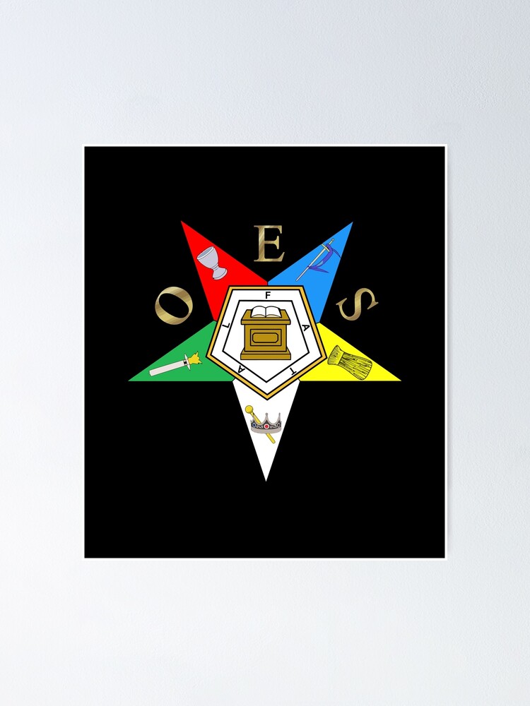 "Order Of The Eastern Star Oes Sister Pha Sistar" Poster for Sale by ...