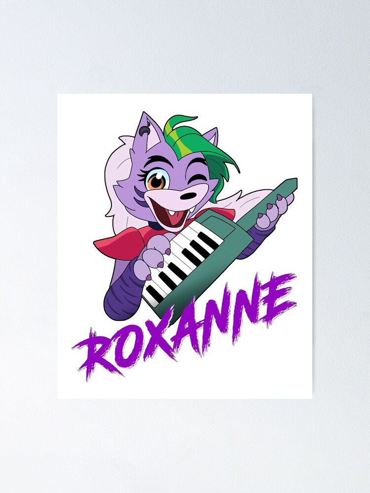 "Roxanne Wolf FNAF Security Breach" Poster by be-yourself-art | Redbubble