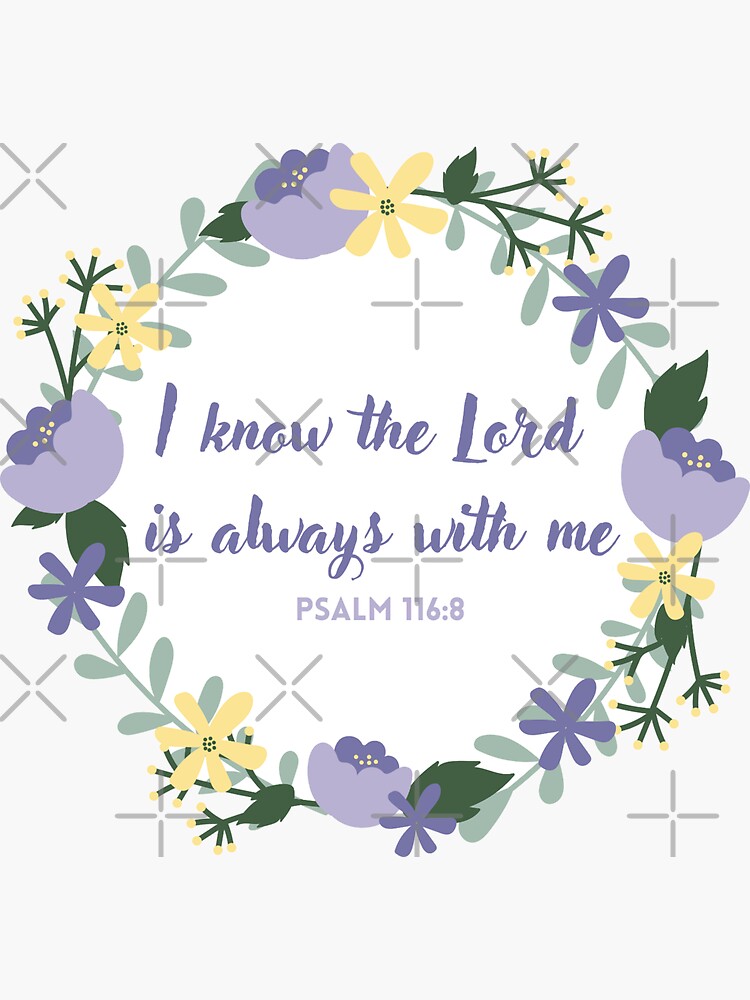 "Psalm 116" Sticker by YiskaStore | Redbubble
