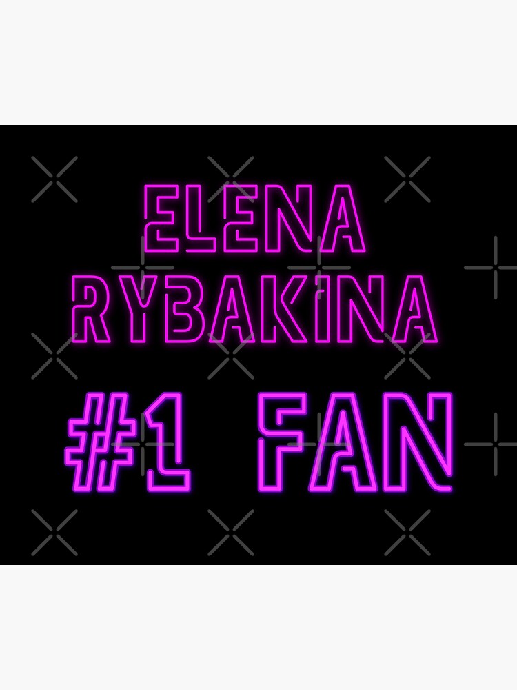"Elena Rybakina # 1 fan" Poster for Sale by 2Girls1Shirt | Redbubble