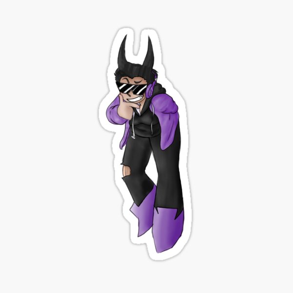 "Certified Demon! - Roblox Avatar" Sticker by AdamDuckie | Redbubble