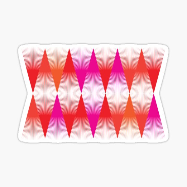 "zigzag pattern(30°)" Sticker for Sale by A4xDot | Redbubble