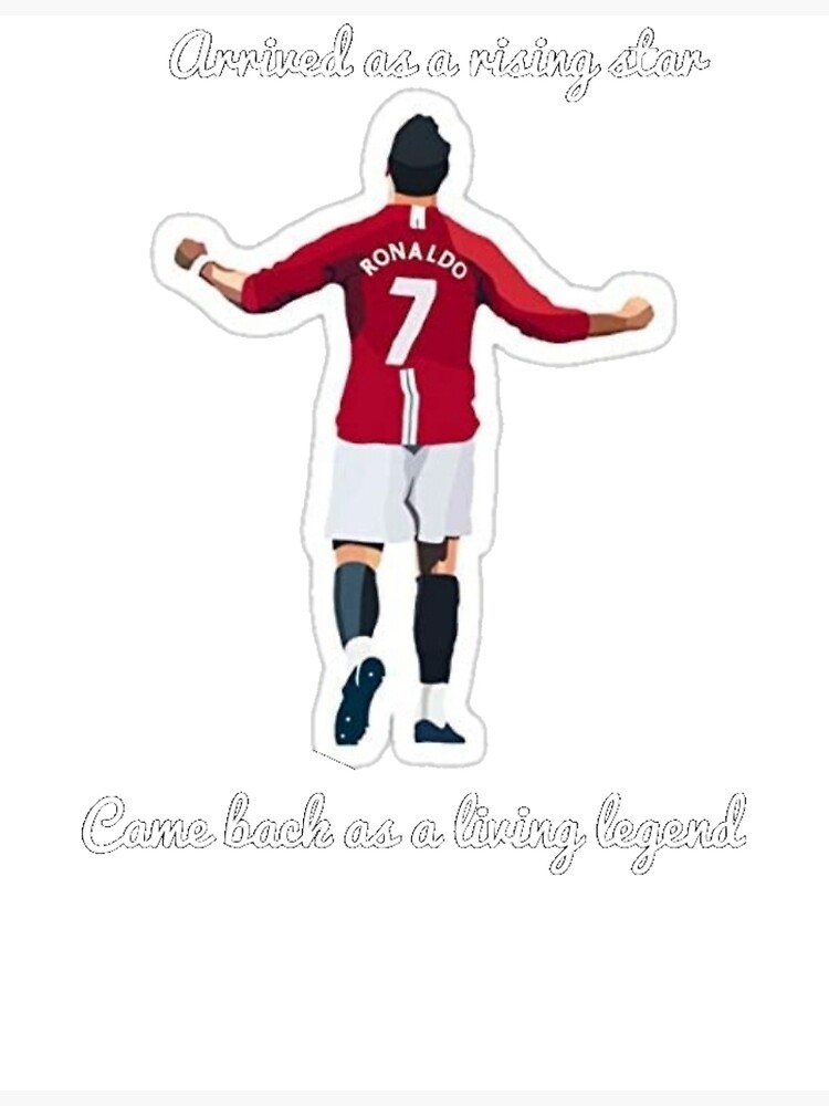 "Cristiano Ronaldo Manchester United Siu Siuuu MUFC" Canvas Print for ...
