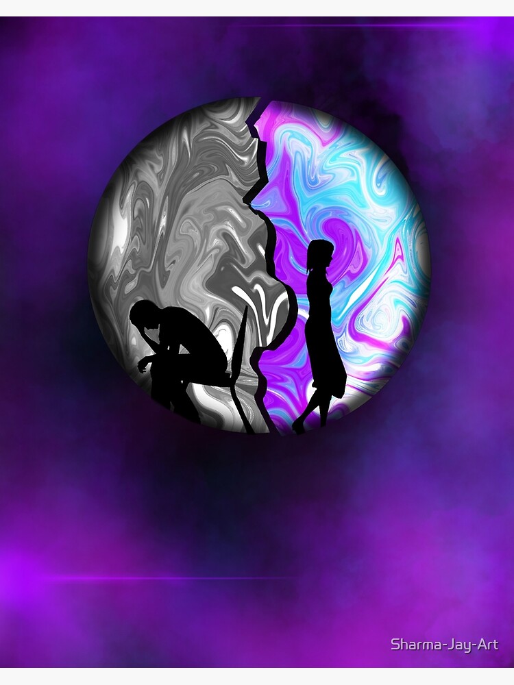 "Break up Art | Heart Broken | Love failure | Broken world | Digital ...