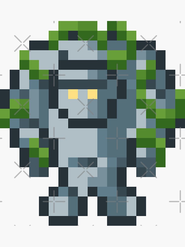 "Golem Pixel Art" Sticker for Sale by Pixelofpaper | Redbubble