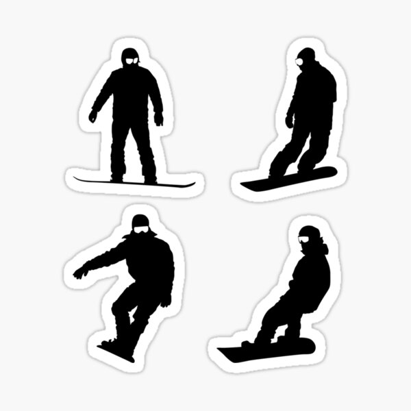 "Ride On Jake Minimalist Snowboarding " Sticker for Sale by ...