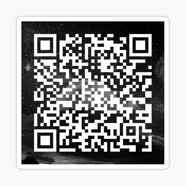 "QR Code Mystery Text" Sticker for Sale by AfterThePen | Redbubble
