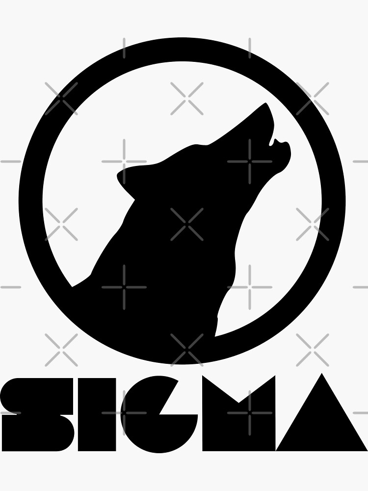 "Sigma male, Sigma wolf, Sigma rule, Sigma" Sticker for Sale by ...