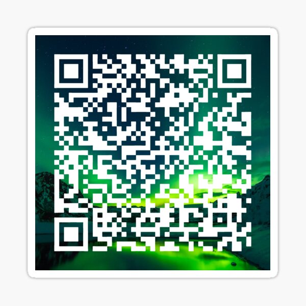 "QR Code Mystery Text" Sticker for Sale by AfterThePen | Redbubble