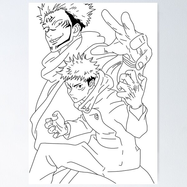 "Itadori Yuji" Poster by Salemntromantic | Redbubble