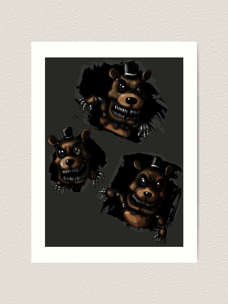 "FNAF 4 Mini freddy's" Art Print by Daveofthedead87 | Redbubble