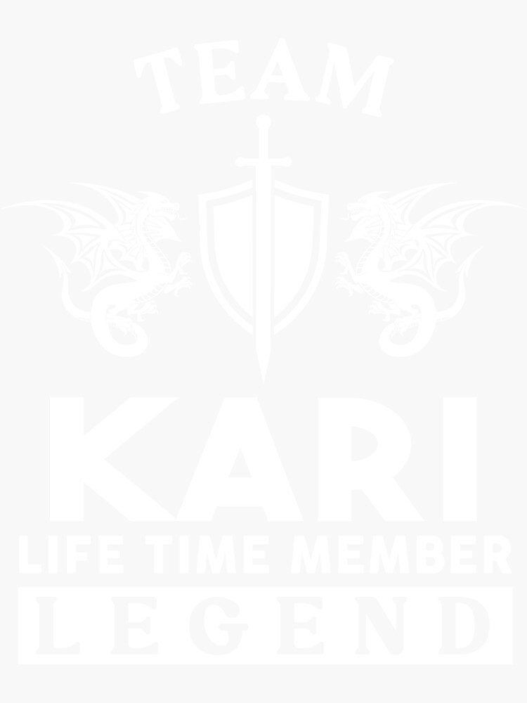 Pegatina «Camiseta con nombre de Kari - Camiseta con artículo de regalo ...