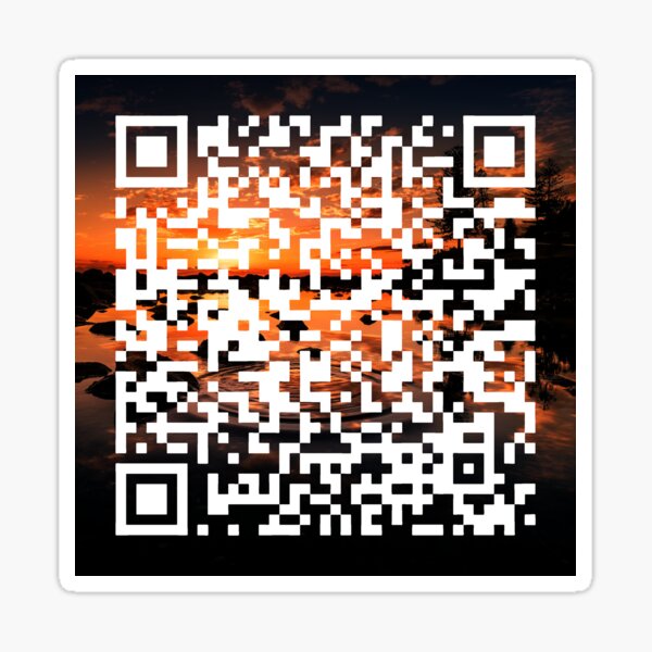 "QR Code Mystery Text" Sticker for Sale by AfterThePen | Redbubble