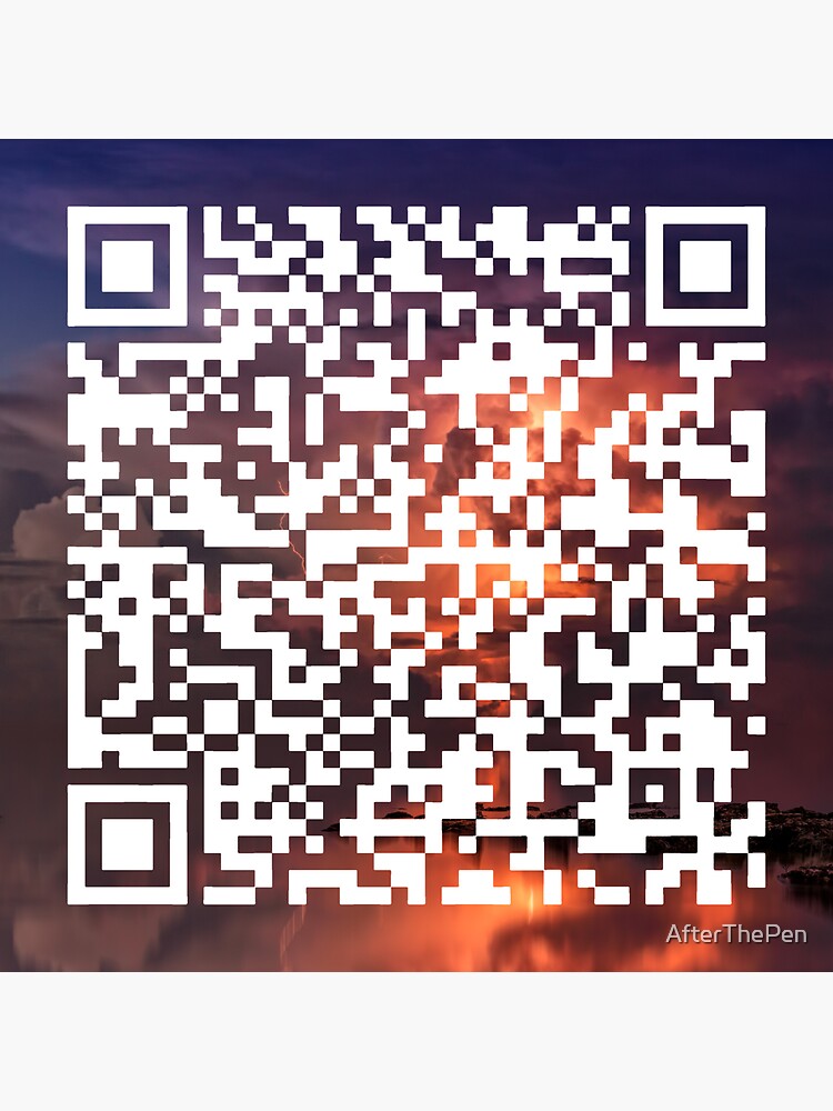 "QR Code Mystery Text" Sticker for Sale by AfterThePen | Redbubble