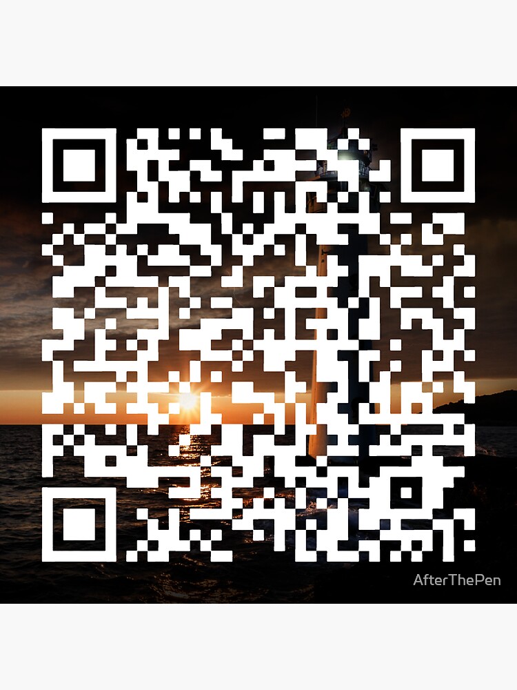 "QR Code Mystery Text" Sticker for Sale by AfterThePen | Redbubble