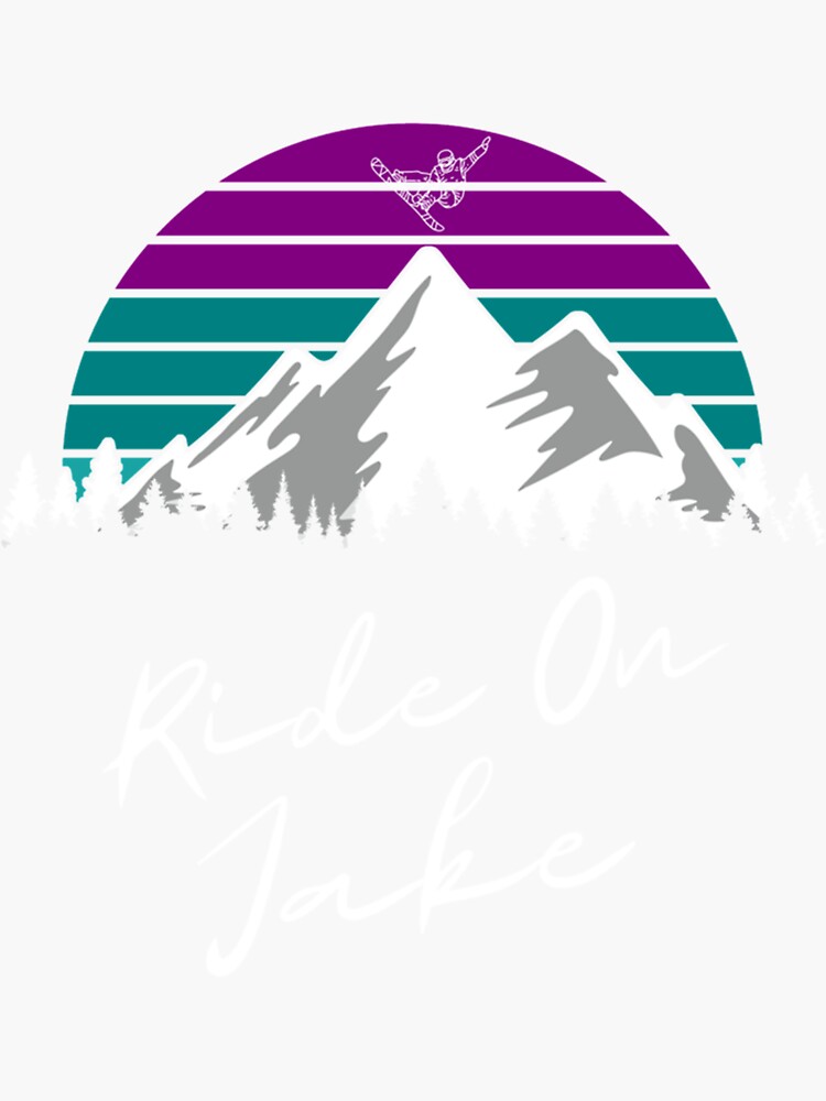 "Ride On Jake " Sticker for Sale by COLDUPNORTHUK | Redbubble