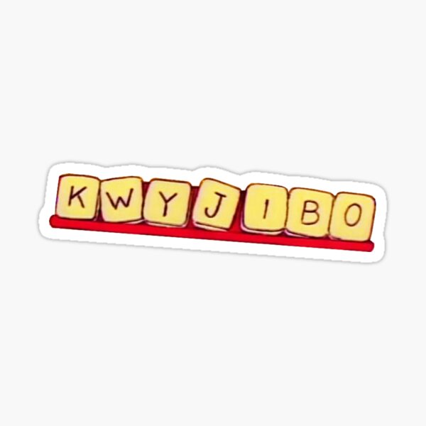 "Kwyjibo" Sticker by MissClaraBow | Redbubble