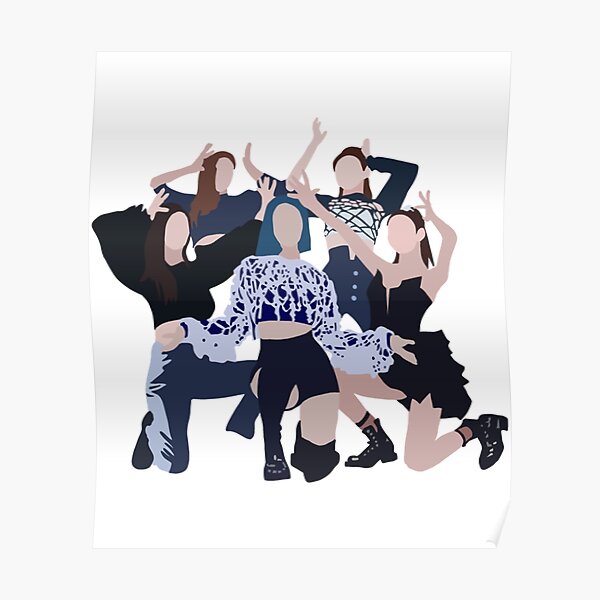 Itzy Wannabe Digital Illustration Poster For Sale By Quincecdesign Redbubble