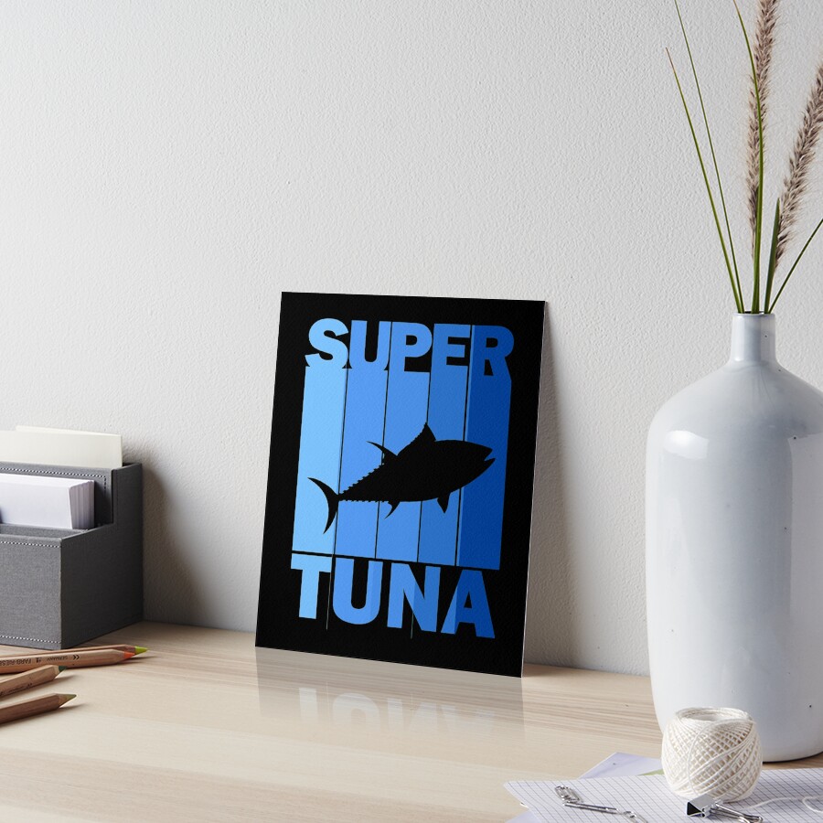"Super Tuna - Tuna Silhouette " Art Board Print by ceemestitch | Redbubble