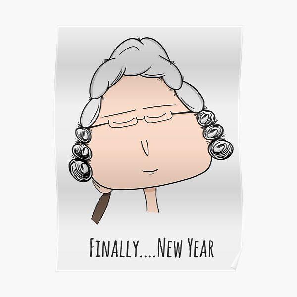 "Chibi George Washington - Finally new year 2022" Poster for Sale by ...