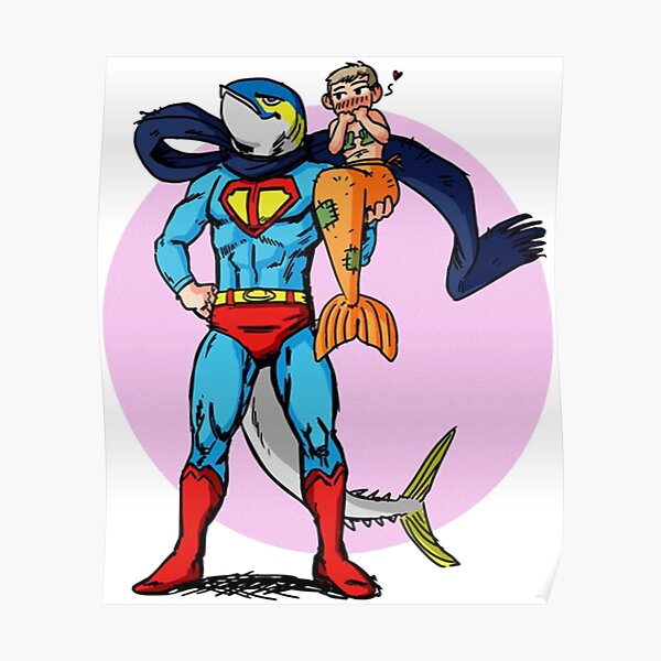 "super tuna " Poster for Sale by ceemestitch | Redbubble