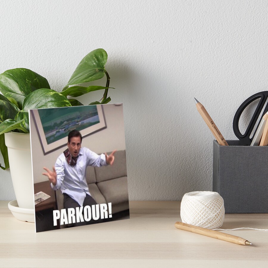 "PARKOUR MEME" Art Board Print for Sale by Starlordstore | Redbubble