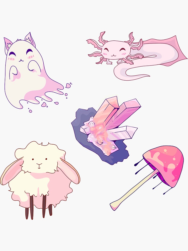 "cute soft pink" Sticker by ForTheFrogWar | Redbubble