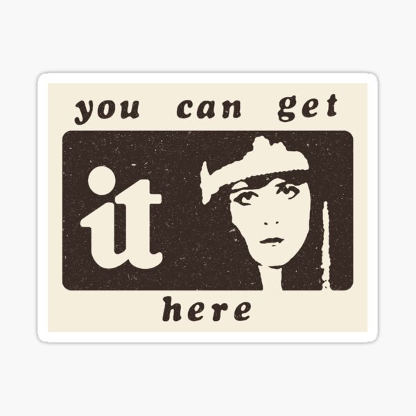 "Get It Here Sticker" Sticker by herminakzq | Redbubble