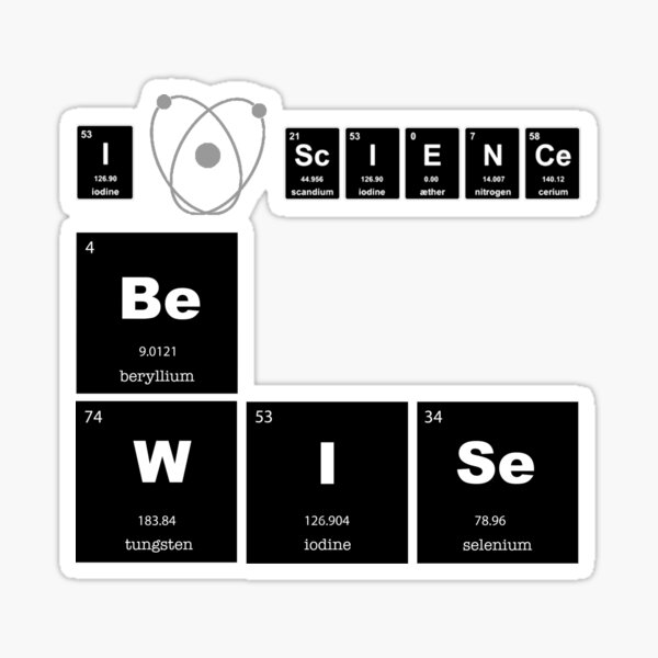 "Be wise" Sticker for Sale by gifersilva | Redbubble