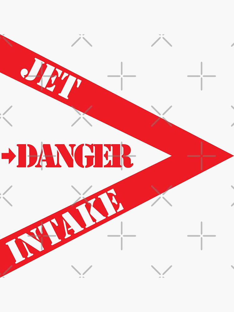 "Jet Intake" Sticker for Sale by Yorkiedesign | Redbubble