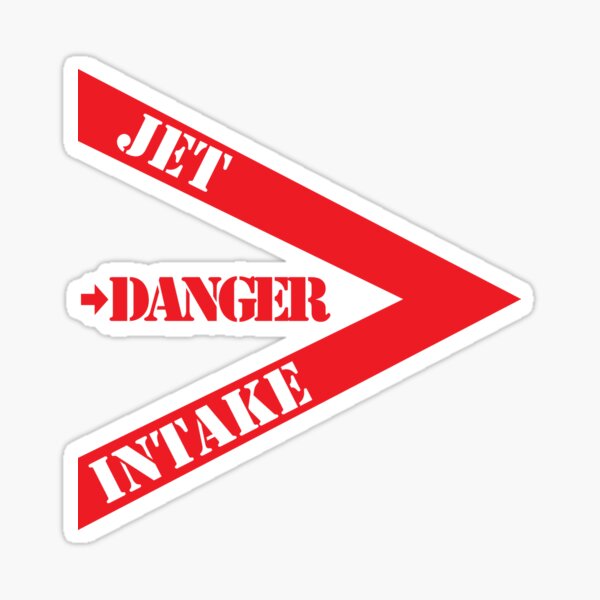 "Jet Intake" Sticker for Sale by Yorkiedesign | Redbubble
