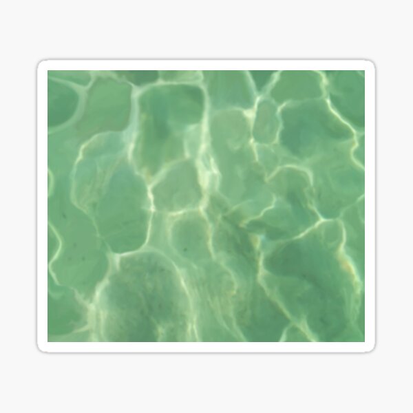 "Tide Pools green" Sticker for Sale by LisetteBaron | Redbubble