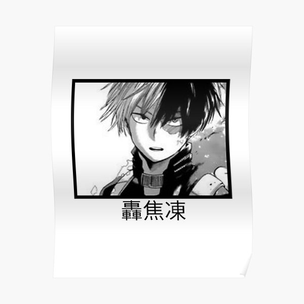 "Shoto Todoroki Manga Panel" Poster by yoku-mieru | Redbubble