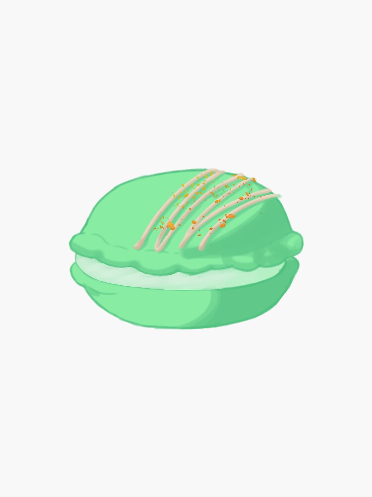 "Green stripe Macaron" Sticker by NostalgiaCity | Redbubble