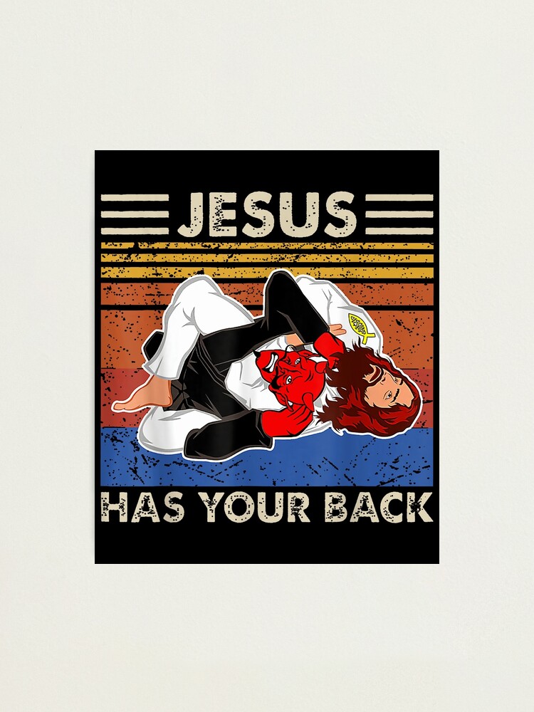 "Jesus Has Your Back" Photographic Print for Sale by Awruna | Redbubble