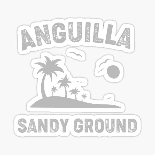 "Anguilla Sandy Ground" Sticker for Sale by Nicomaja | Redbubble